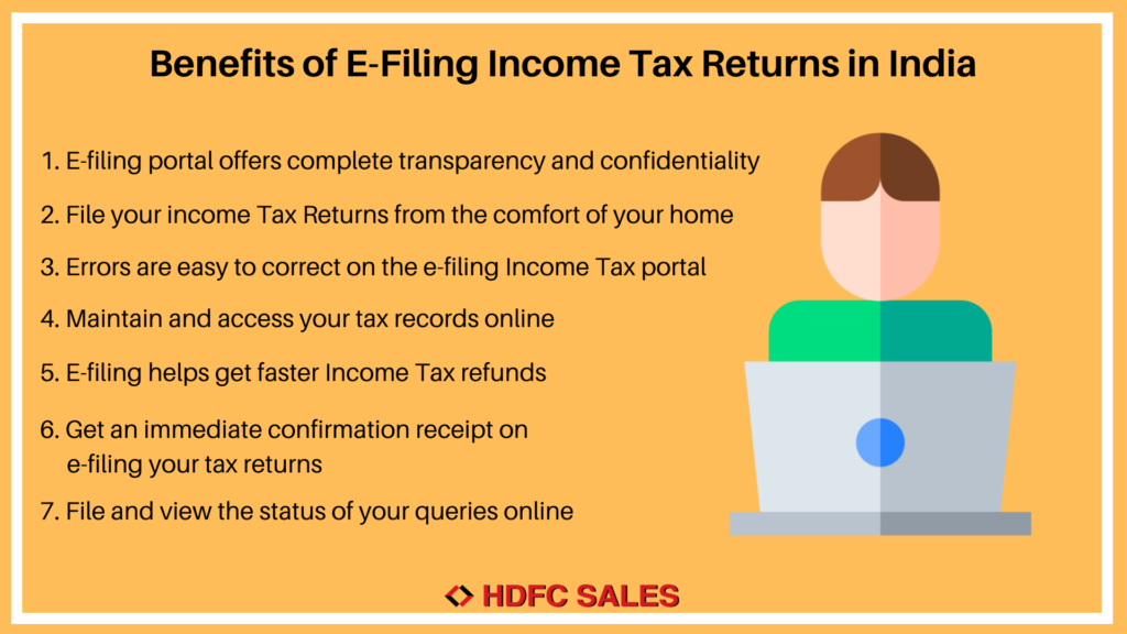 7 Significant Benefits of e-Filing Income Tax Returns in India - HDFC ... 7 Significant Benefits of e-Filing Income Tax Returns in India - HDFC ...